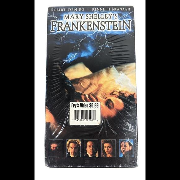 Other | Mary Shelleys Frankenstein Video Tape Vhs 1995 Rober Deniro ...